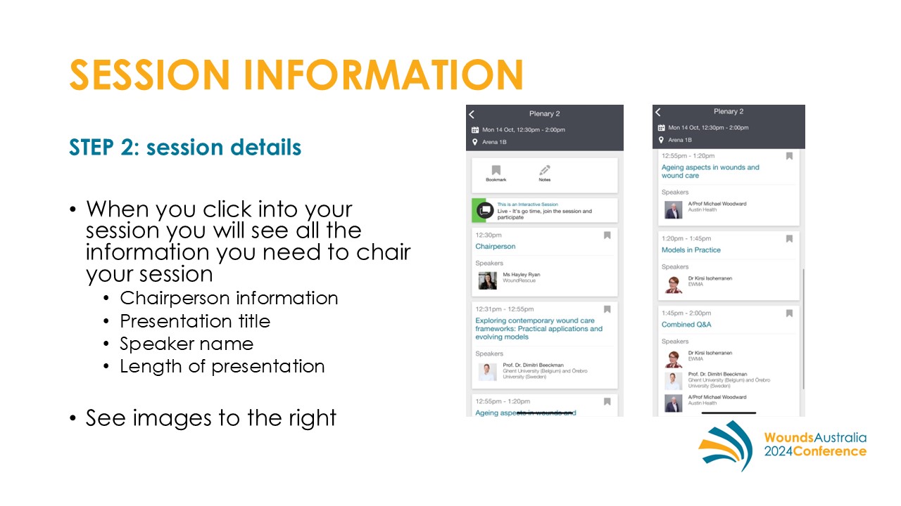 Presentation Guidelines - Wounds Australia 2026 Conference